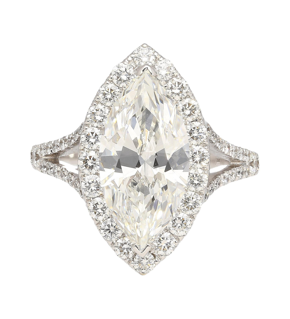 14K Solid Gold Channel Set Single Line Round Cut Diamond 6.5MM Band Ri ...