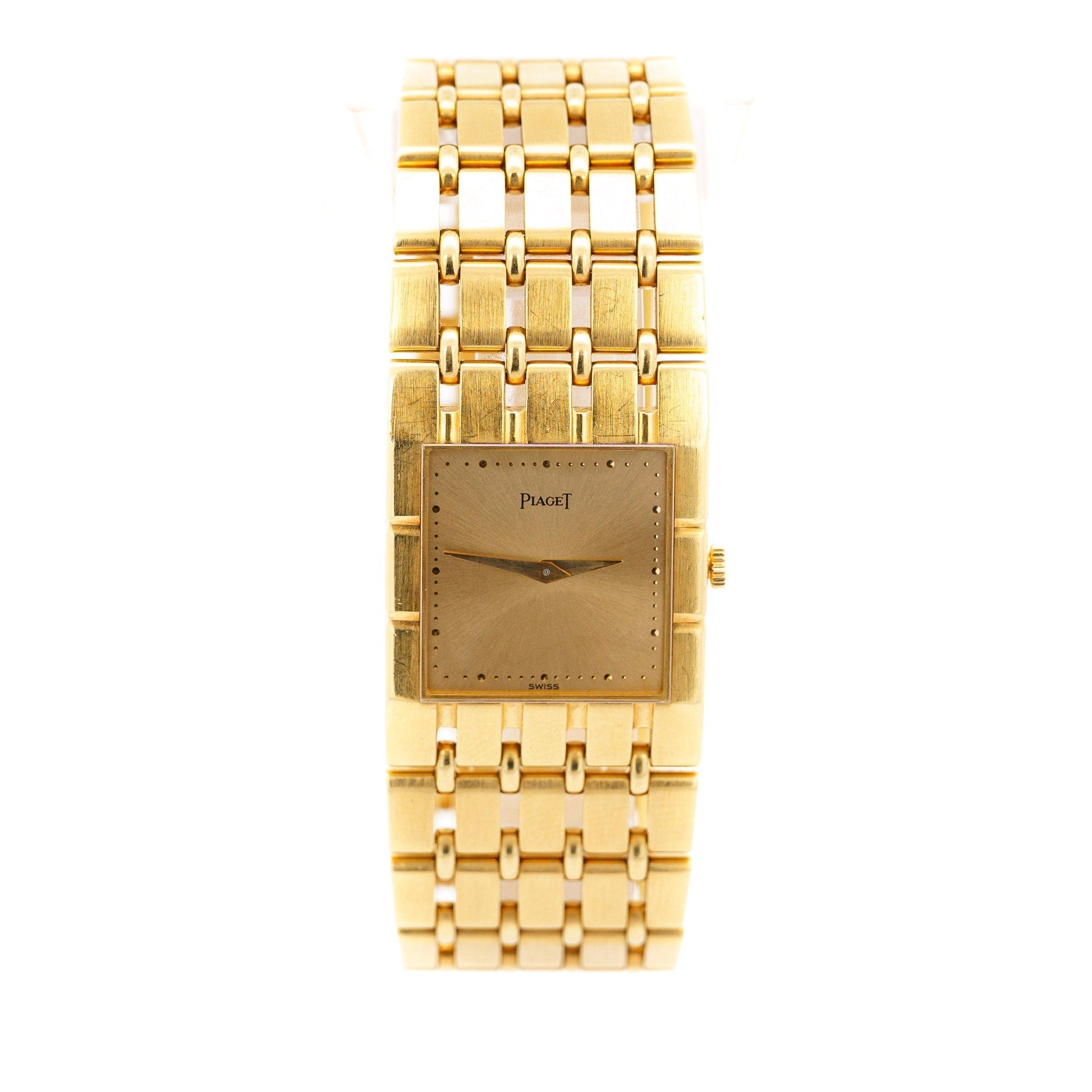 Vintage 18K Gold Piaget Polo 91321-K51 Automatic Watch with Original P ...
